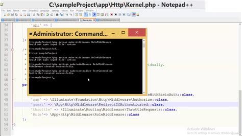 5 middleware example laravel php framework youtube