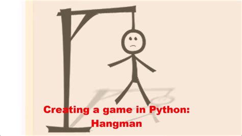 python hangman creating a game in 5 min all about