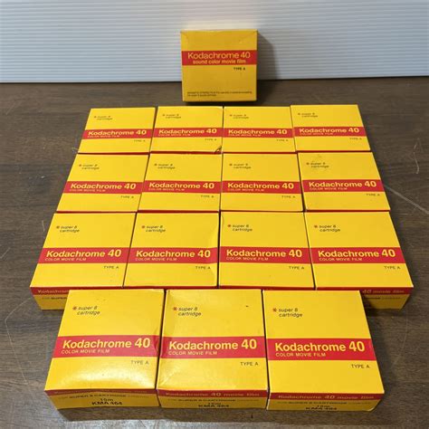 【未使用】1円スタート コダック Kodachrome 40 Color Movie Film ×15個 Kodachrone40sound