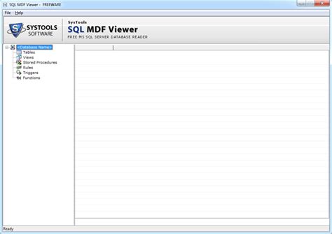 free mdf viewer tool to open mdf file without sql server