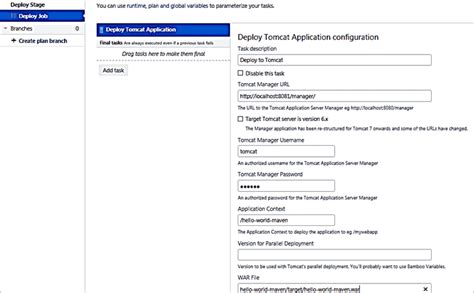 atlassian bamboo tutorial java web app deployment with bitbucket