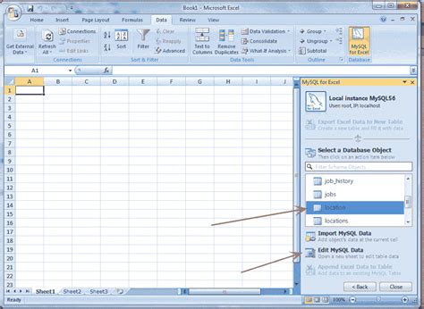 exporting and importing data between mysql and microsoft excel w3resource