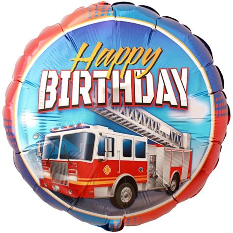 Happy Birthday Feuerwehr Luftballon At