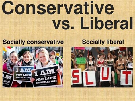 Socially Conservative Vs Socially Liberal