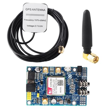 sim808 gps gsm gprs bluetooth module w 2 4g antenna replace sim908 for