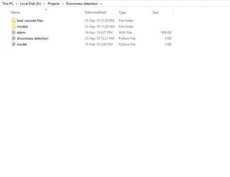 intermediate python project driver drowsiness detection