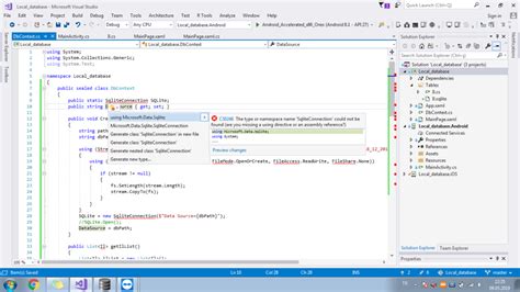 xamarin forms local sqlite database read gÖkhan aydin