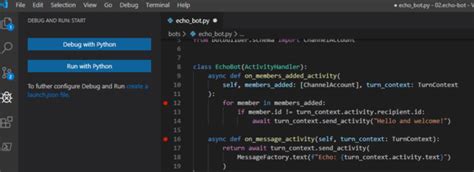 debuggen eines bot framework sdk bots bot service microsoft learn