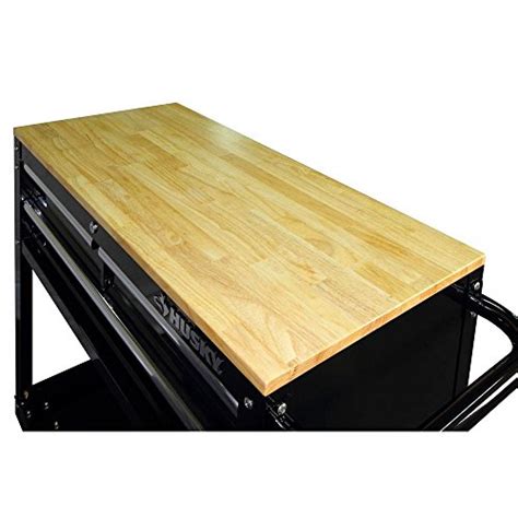 Husky 36 In W X 17 In D Standard Duty 3 Drawer Rolling Tool Cart With