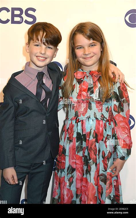 Iain Armitage And Reagan Revord From Young Sheldon Attends The Cbs