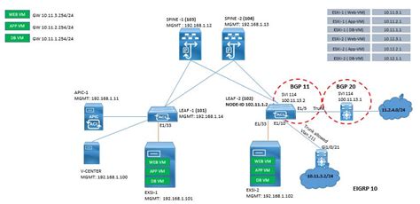 aci ebgp routing for external layer 3 connectivity dclessons