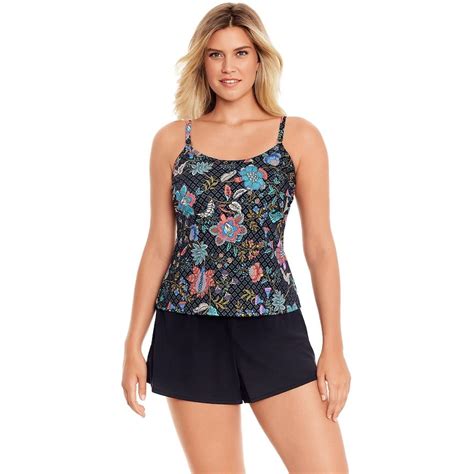 Womens Croft And Barrow® Tummy Control One Piece Romper Swimsuit In 2021