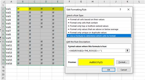 excel how to highlight the active row with only vba stack overflow