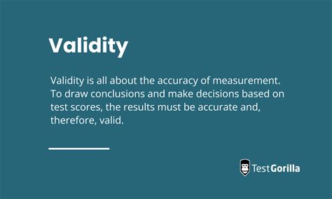How To Interpret Test Fact Sheets Part 2 Validity Tg