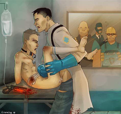 Rule 34 Engineer Gay Heavy Weapons Guy Human Luna133 Male Male Only