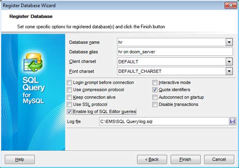 online documentation for sql query for mysql sqlmanager