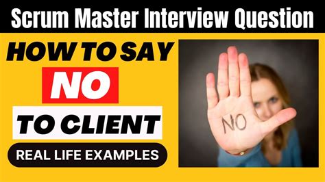 Scenario Based Scrum Master Interview Questions And Answers I Scrum
