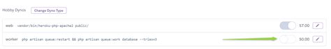 laravel is it possible to have a working queue without a dedicated
