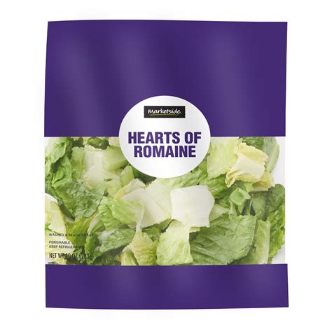 Marketside Hearts Of Romaine Salad 10 Oz Bag Fresh