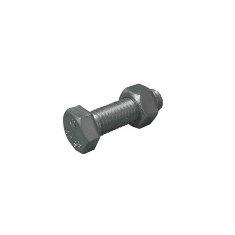 Boulon Tête Hexagonale Zingué 8 8 Entièrement Fileté Sb Stafa