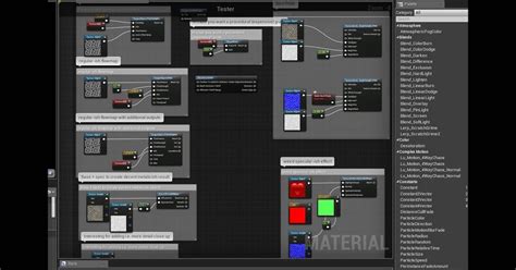 unexposed material functions in ue4