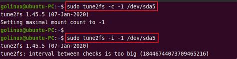 15 tune2fs command examples in linux [cheat sheet] golinuxcloud