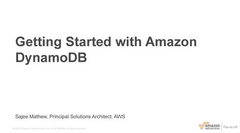 開始方法 amazon dynamodb（nosqlデータベース）｜aws