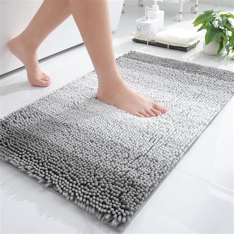 Olanly Luxury Chenille Bathroom Rug Mat Extra Soft Thick