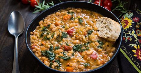 Vegan Tuscan White Bean Soup In The Instant Pot Recipe In 2020