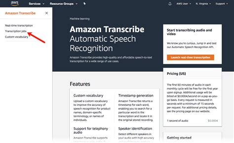 aws speech to text pricing slide share