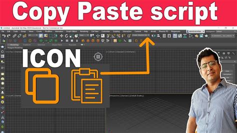 copy paste script in 3ds max [ 2021 ] design your icons in 3dsmax i