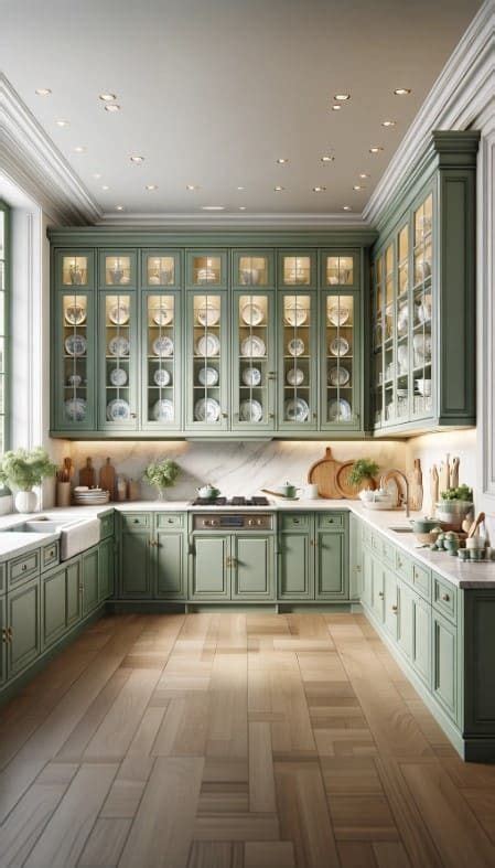 30 Stunning Kitchen Ideas Featuring Sage Green Cabinets In 2024 In 2024