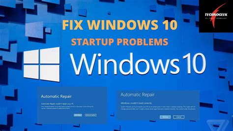 fix windows 10 startup problems