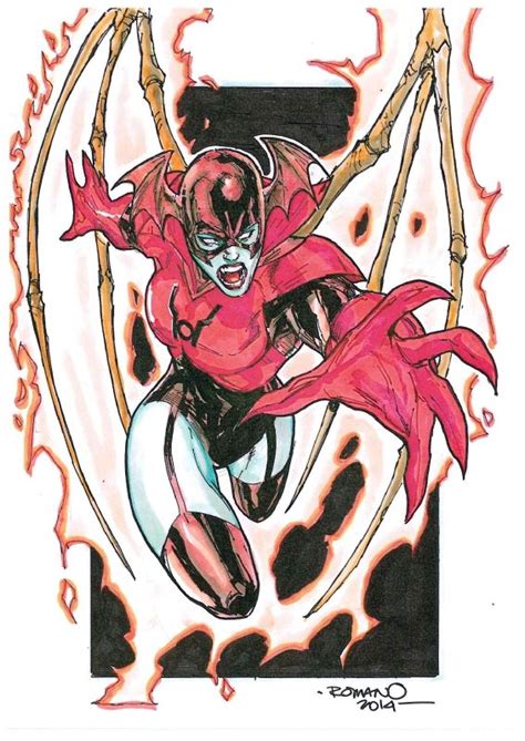 Female Stars Of Comics Bleez Romano Molenaar Red Lantern Corps Red