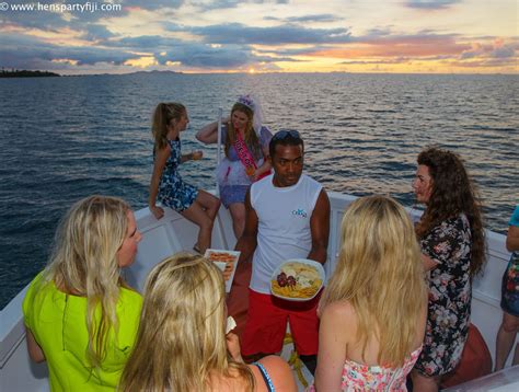 Sunset Dinner Cruise Hens Party Fiji Fiji Wedding Destination Bride
