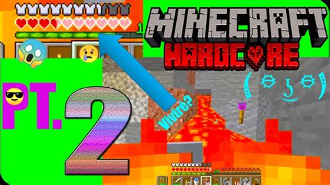 Minecraft Hardcore Ep 2 Buscando Diamantes Cuevas Locas D Youtube