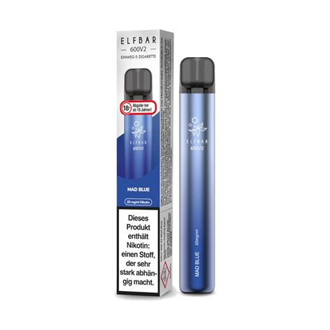 Buy Elfbar 600 V2 Mad Blue Vapstore®