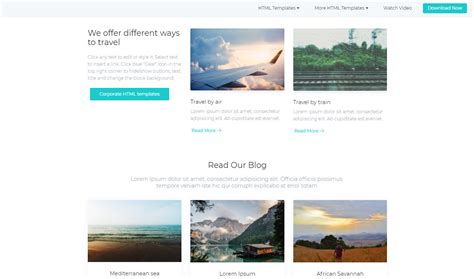 free html bootstrap templates that inspires your website
