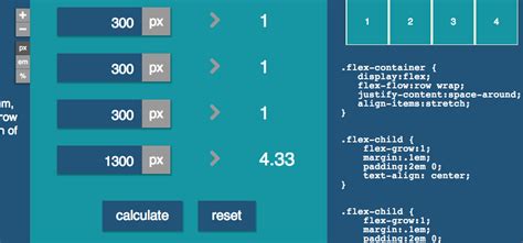 javascript css flex grow value not responding to click