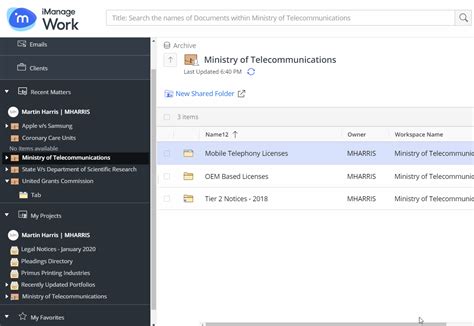 Moving Folder Shortcuts Using Drag And Drop Imanage Work
