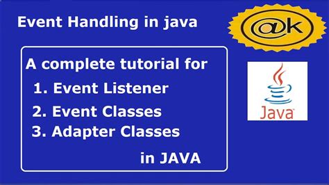 event handling in java event delegation model in java event listener
