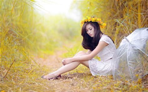 4k 5k 6k 7k Asian Brunette Girl Smile Sitting Hands Legs Hd