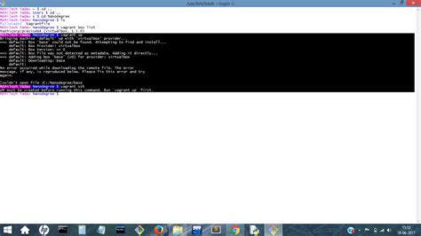 github unable to run virtual machine through vagrant up