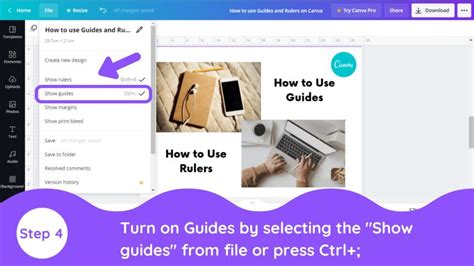 How To Use Rulers And Guides In Canva Blogging Guide Blogging Guide