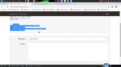 django rest framework crud operation update delete create as well as
