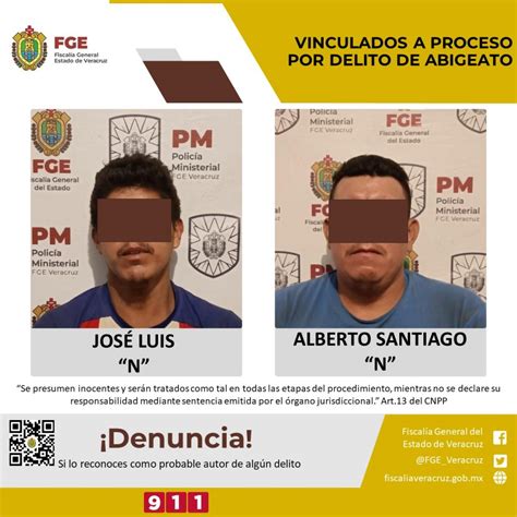 Vinculados A Proceso Por Presunto Delito De Abigeato Fiscalía General