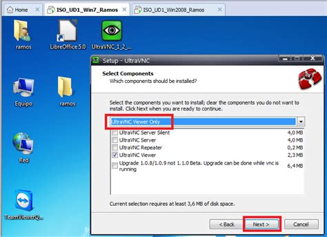 instalación y configuración de vnc virtual network computing