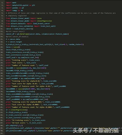 ridge和lasso回归：python scikit learn的完整指南 每日头条