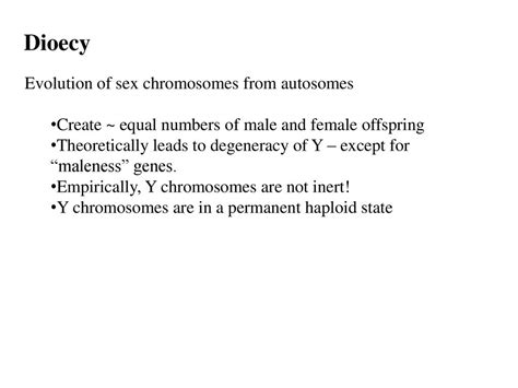 From Hermaphrodites To Males And Females Ppt Download
