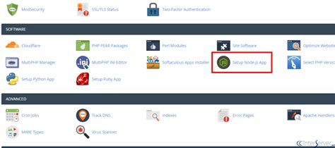 cloudlinux nodejs support for cpanel interserver tips